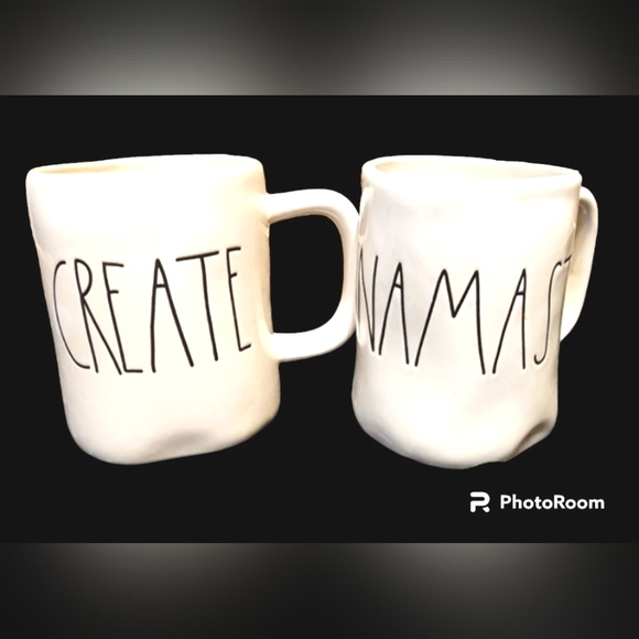 Rae Dunn | Kitchen | Rae Dunn Coffee Mugs Create Namaste | Poshmark